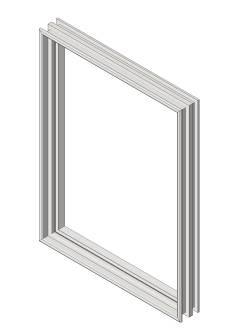Free Security Windows Revit Download – Stainless Steel Fixed Frame ...