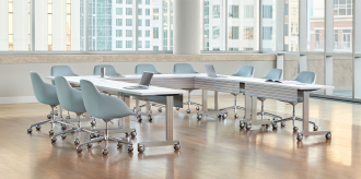Free Office Furnishings Revit Download – Traction Training Tables ...