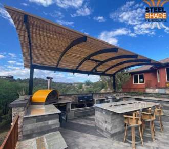 Steel Shade Pergolas Revit Families & BIM Content – BIMsmith Market