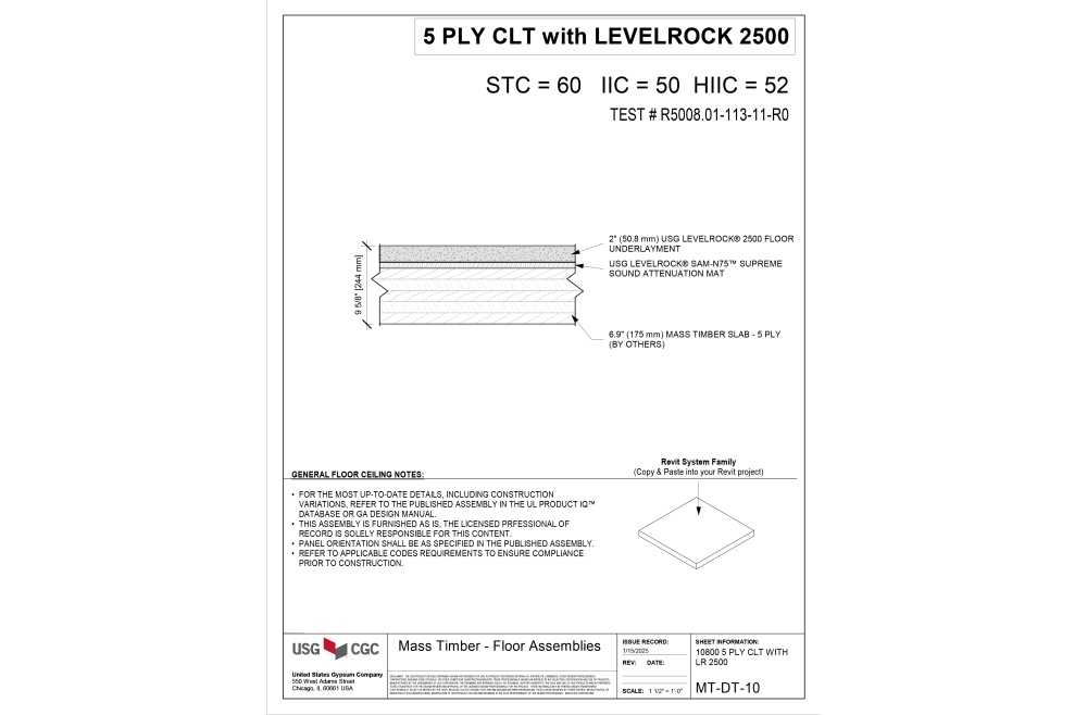 Design Details Details Page - 5-ply Cross Laminated Timber CLT slab ...