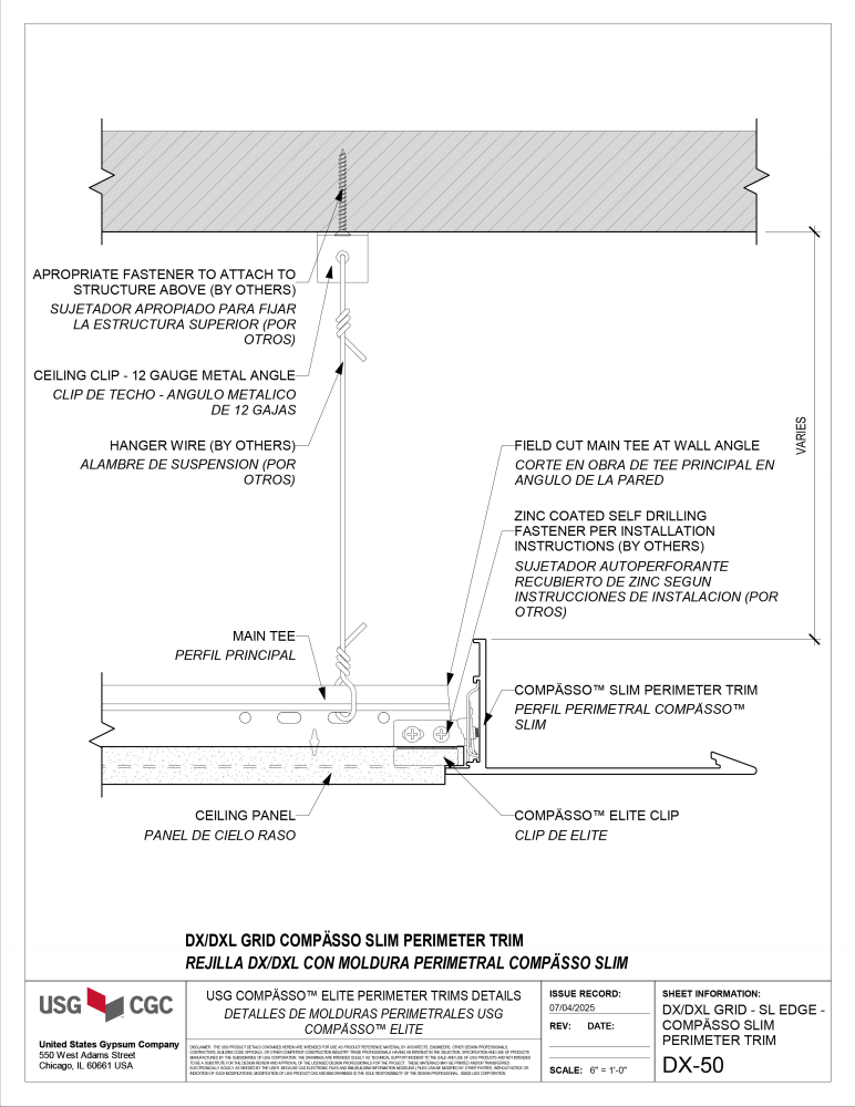 Design Details Details Page - Compässo™ Elite Perimeter Trim with USG ...
