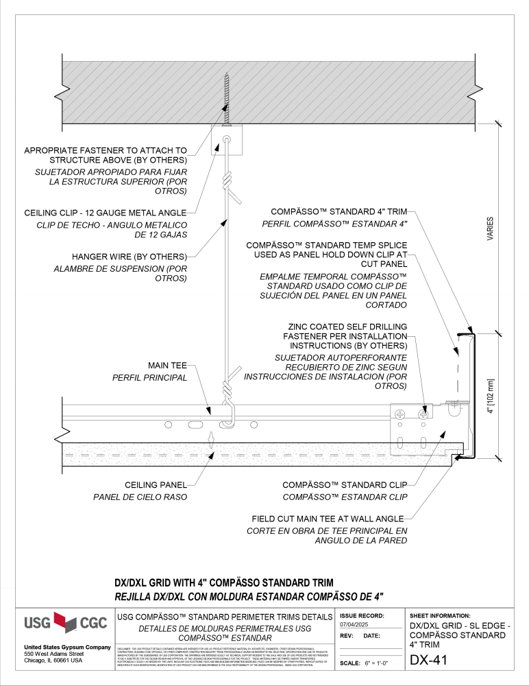 Design Details Details Page - Compässo™ Standard Perimeter Trim with ...